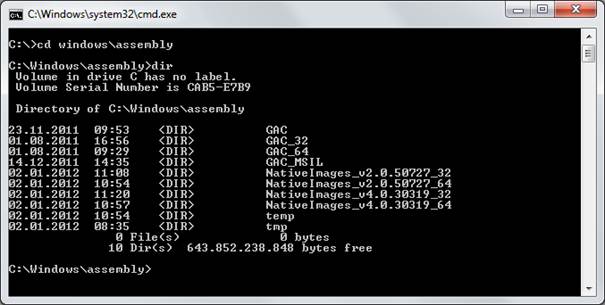.NET Assembly aus dem .NET Global Assembly Cache mit Windows Explorer kopieren ⋆ cool IT GmbH